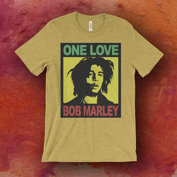 Bob Marley One Love T-Shirt – Draw The Line Apparel